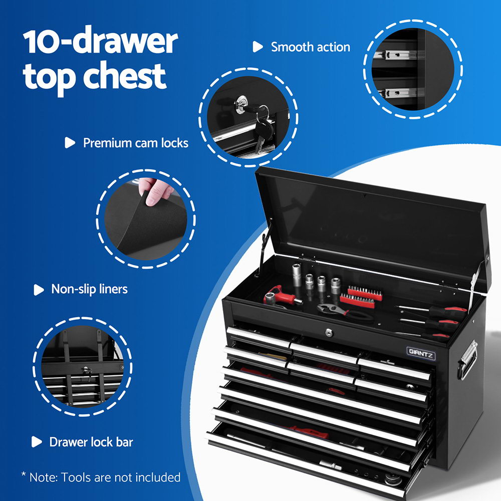 Giantz 13 Drawer Tool Box Cabinet Chest Toolbox Storage Garage Organis