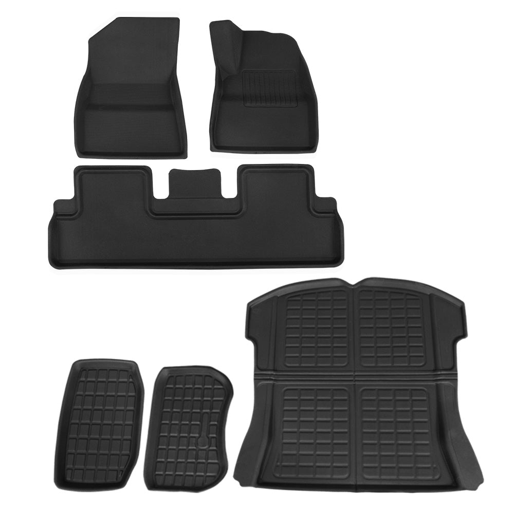 Weisshorn Car Rubber Floor Mats for Tesla Model 3 Trunk Toolbox Cargo